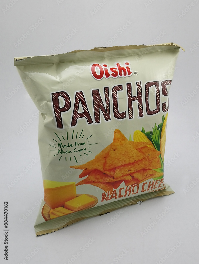 Oishi panchos nacho cheese in Philippines Stock Photo | Adobe Stock