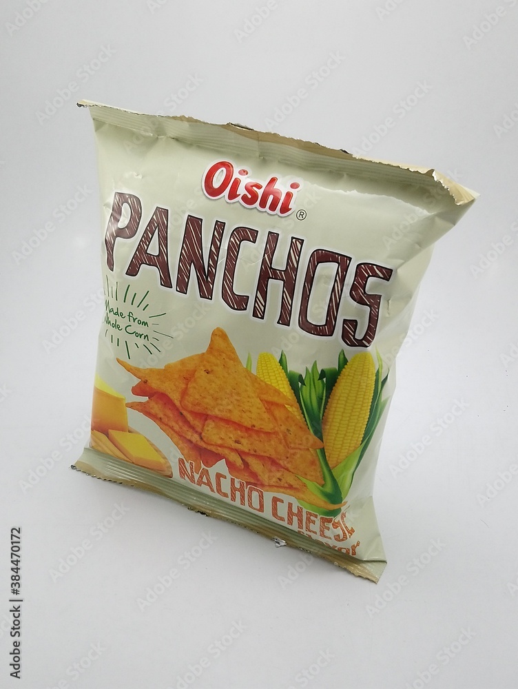 Oishi panchos nacho cheese in Philippines Stock Photo | Adobe Stock