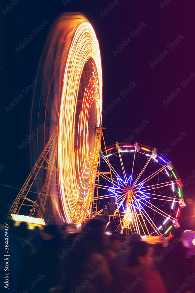 Rueda de chicago en feria de pueblo Guatemala Stock Photo | Adobe Stock