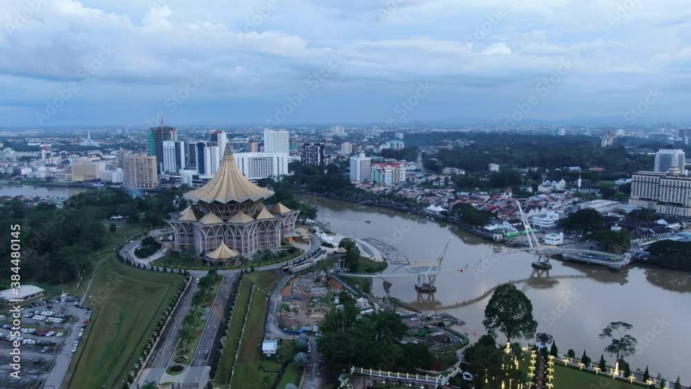 Kuching, Sarawak / Malaysia - October 10 2020: The iconic landmark ...