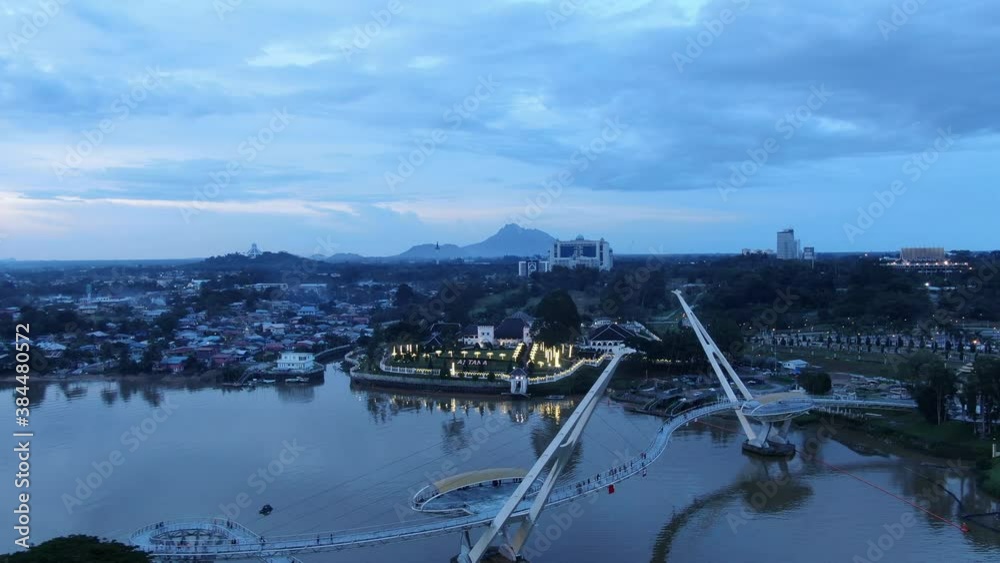 Kuching, Sarawak / Malaysia - October 10 2020: The iconic landmark ...