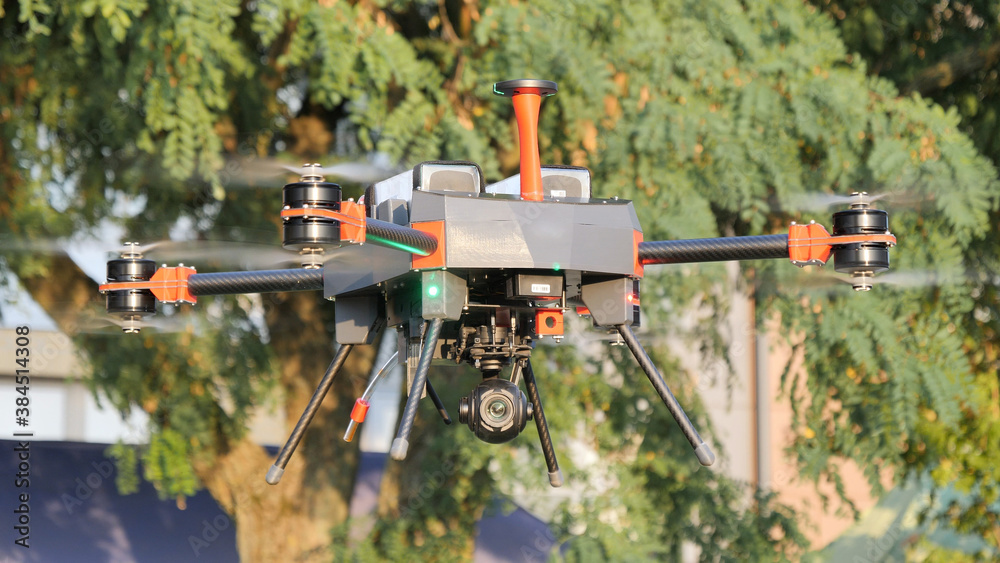 Specialized drone with particulate matter sensors (PM10 and PM 2,5) and ...