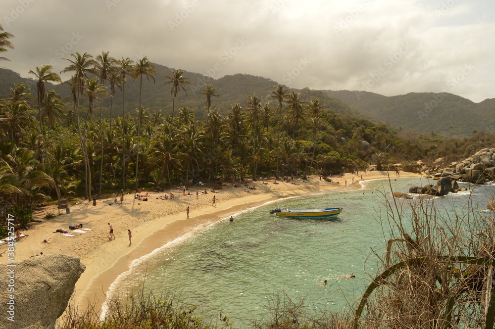 The stunning beaches and mountains of Parque Nacional Natural Tayrona ...