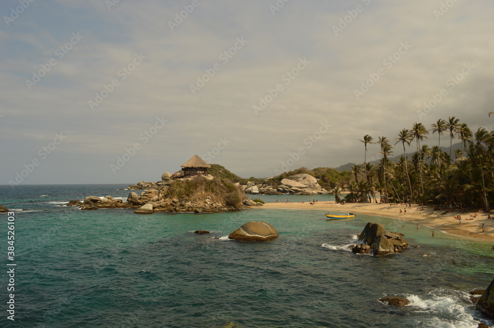 The stunning beaches and mountains of Parque Nacional Natural Tayrona ...