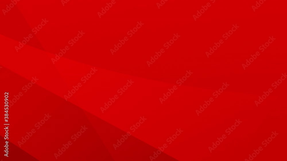 2D flat Animations 4K Red color and black color background abstract art ...