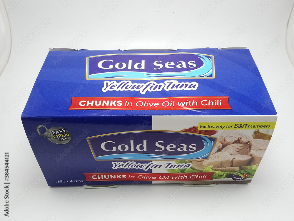 Gold seas yellowfin tuna chunks in olive oil with chili in Manila ...