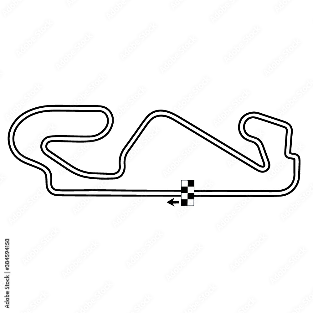 Spain, Map, RaceTrack, Barcelona, Catalunya, Race, Map, RaceTrack ...