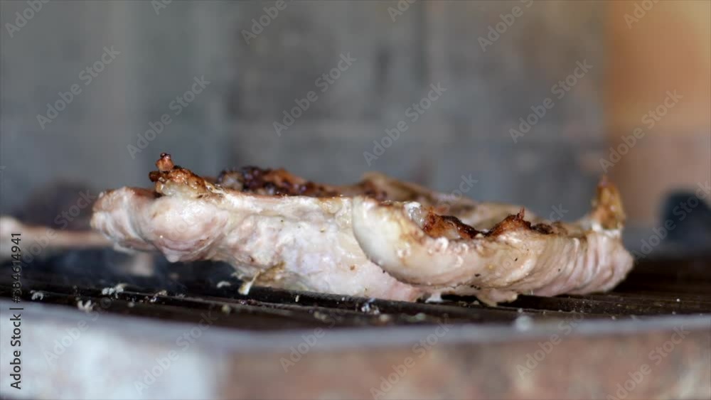 matambre de cerdo a la parrilla asado con brasas limon y pimienta ...