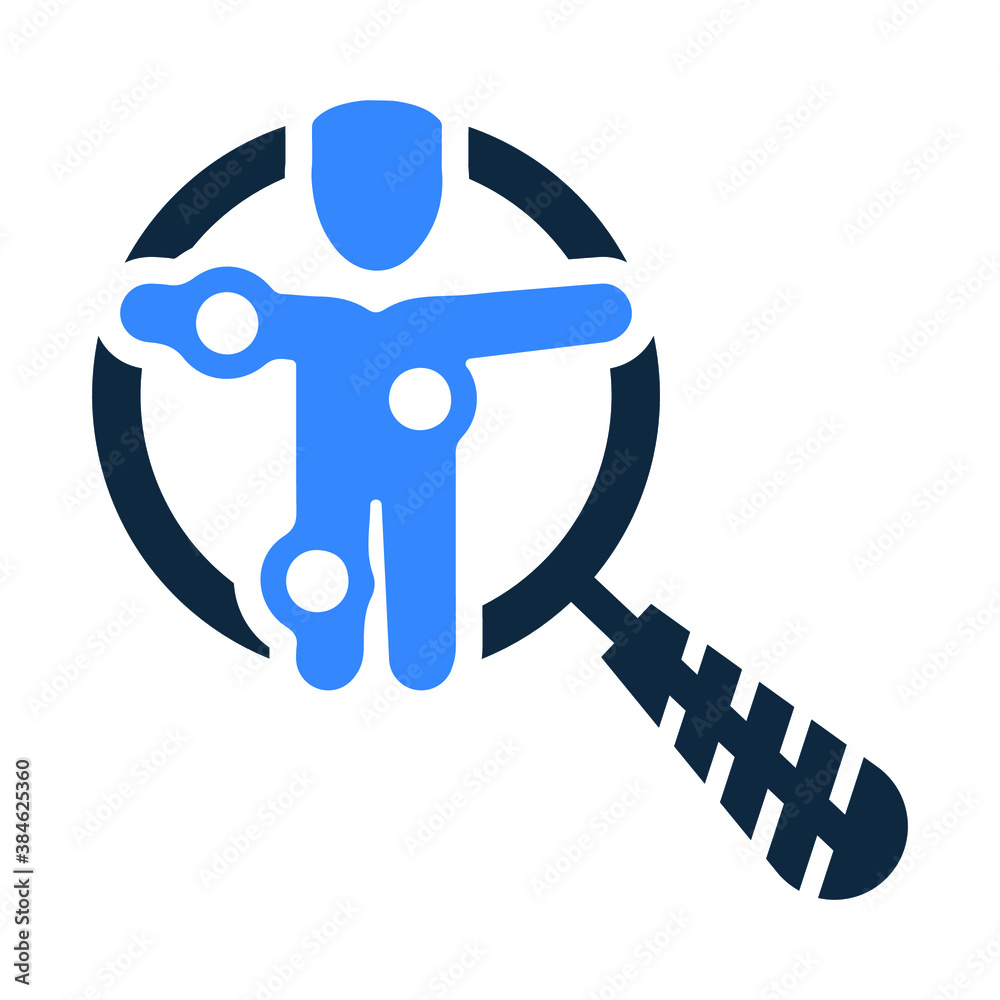 Diagnosis, patient, symptom checker icon. Vector graphics Stock Vector ...