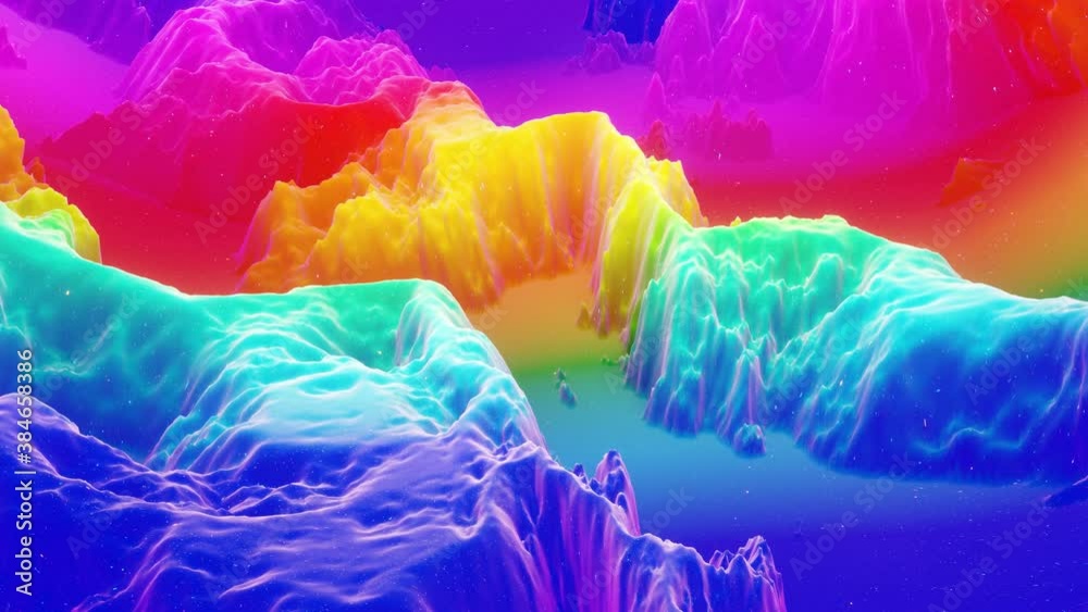 Beautiful abstract 3D surface with glitter sparkles, extruded or ...