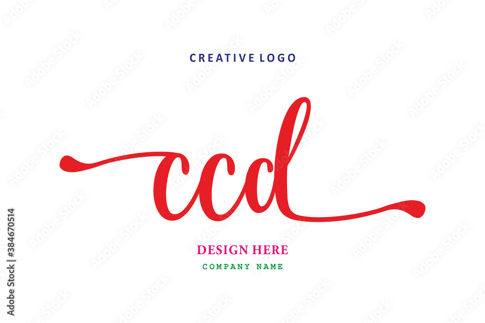 pharmacy logo composition of the letter CCD is simple, easy to ...