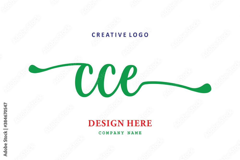 pharmacy logo composition of the letter CCE is simple, easy to ...