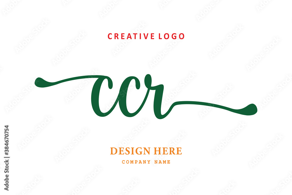 pharmacy logo composition of the letter CCR is simple, easy to ...