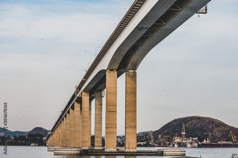 The Presidente Costa e Silva Bridge, better known as the Rio – Niterói ...