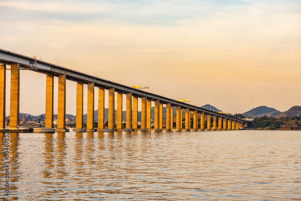 The Presidente Costa e Silva Bridge, better known as the Rio – Niterói ...