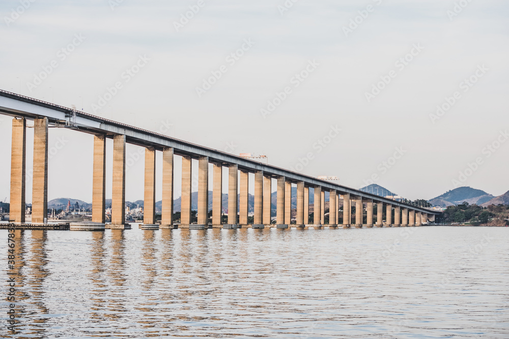 The Presidente Costa e Silva Bridge, better known as the Rio – Niterói ...
