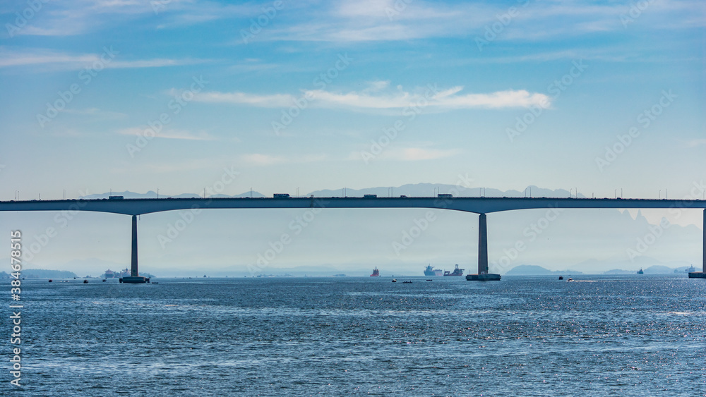 The Presidente Costa e Silva Bridge, better known as the Rio – Niterói ...