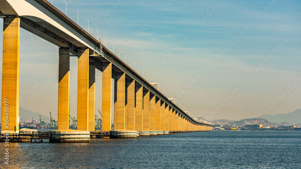 The Presidente Costa e Silva Bridge, better known as the Rio – Niterói ...