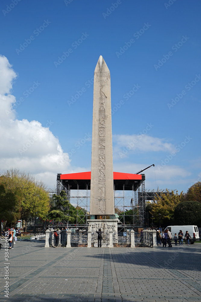 Exterior architecture design of The Hippodrome, was circus that ...