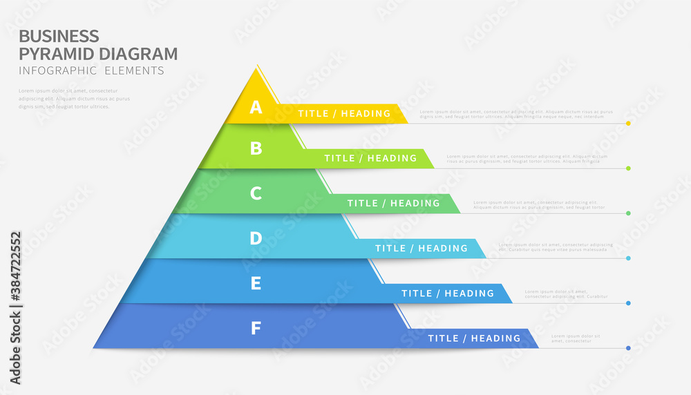 Business pyramid diagram Stock Vector | Adobe Stock
