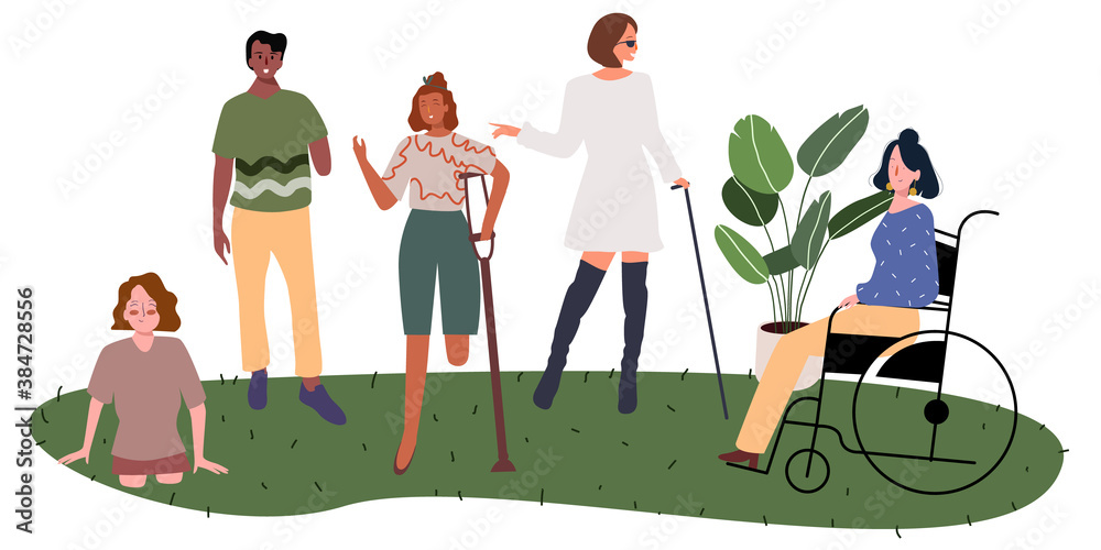 Disable character set collection group disabled gathered in park white ...