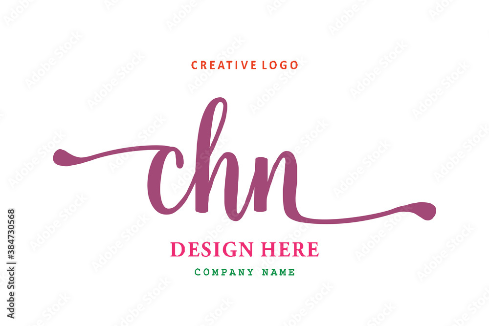 simple CHN letter arrangement logo is easy to understand, simple and ...