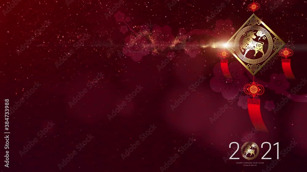 Chinese New Year, year of the Ox 2021, also known as the Spring ...