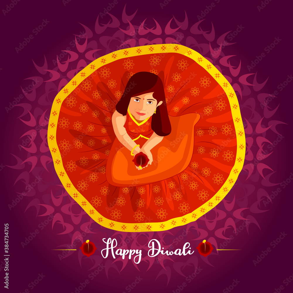 Happy diwali. Festival of light, greeting card. Diwali colorful posters ...