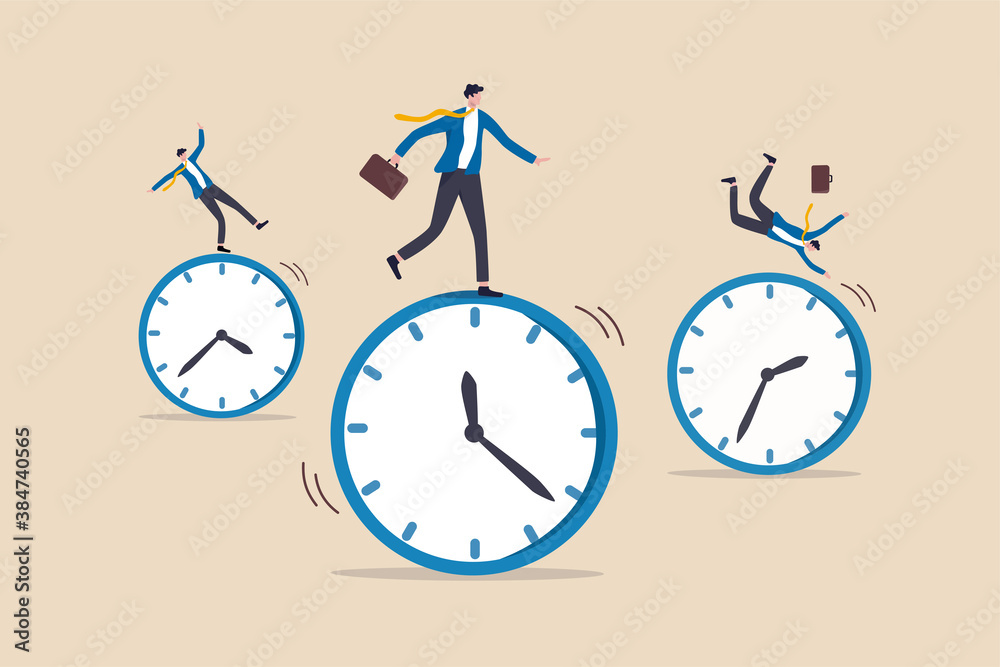 Vetor do Stock: Time management, work schedule and deadline or ...