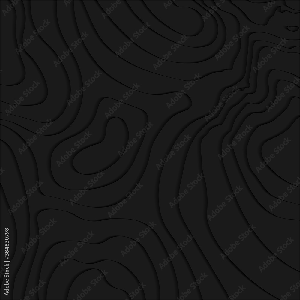Map line of topography.Dark topographic map concept with space for your ...