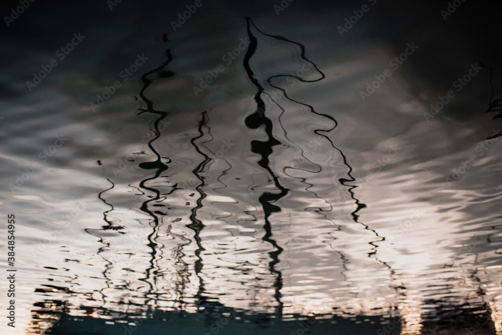 Reflection on water Stock Photo | Adobe Stock