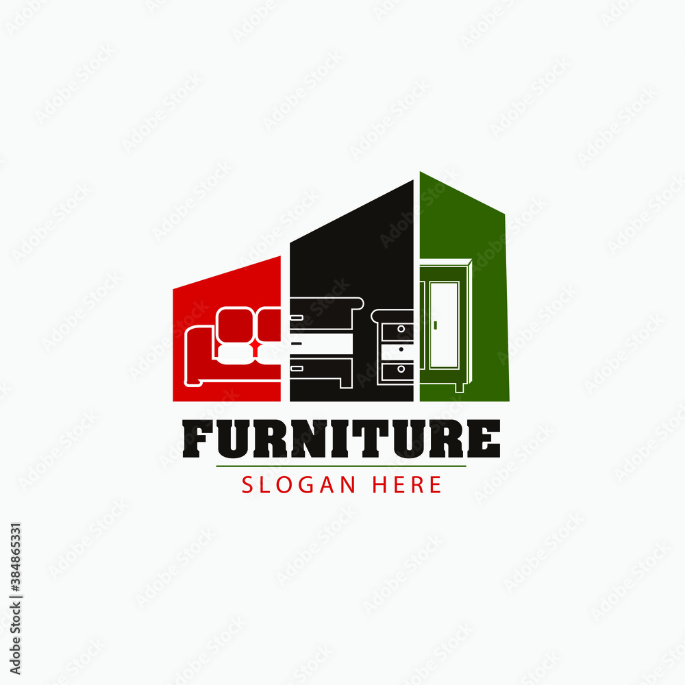Mordern furniture logo graphic trendy design, Minimalist furniture ...