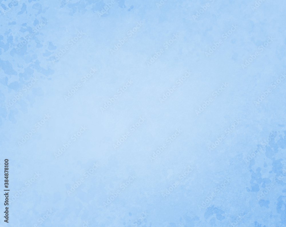 Light blue background with old vintage grunge texture on border and ...