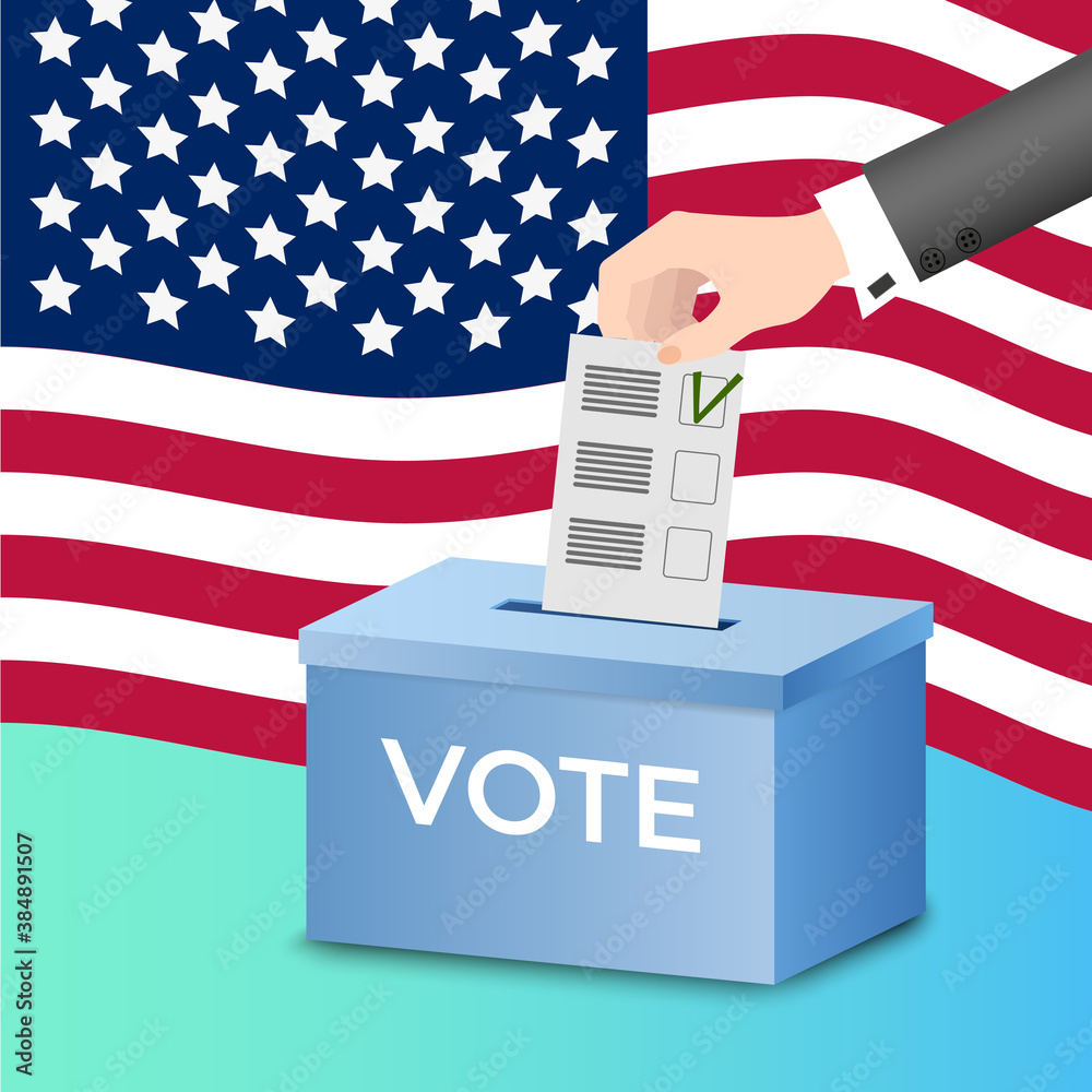 Election of the President of the United States.Banner,poster ,leaflet ...