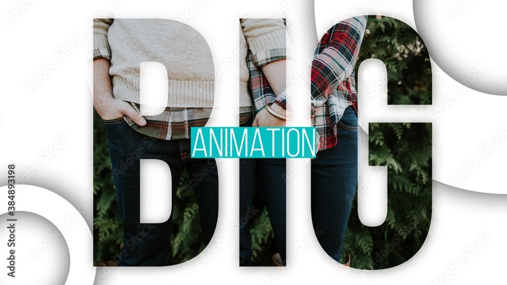 Big Bold Overlay Title Stock Template | Adobe Stock