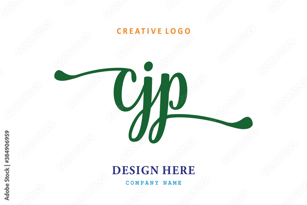 simple CJP letter arrangement logo is easy to understand, simple and ...