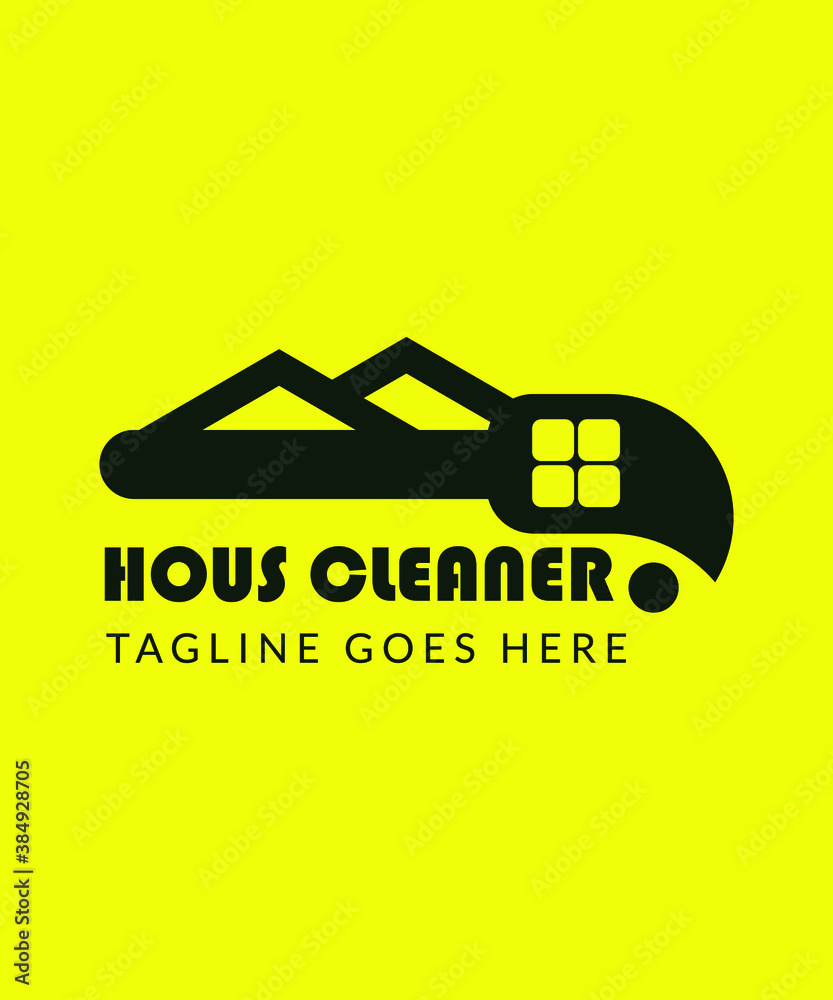 house cleaning logo/taxi sign vector illustration Stock Vector | Adobe ...