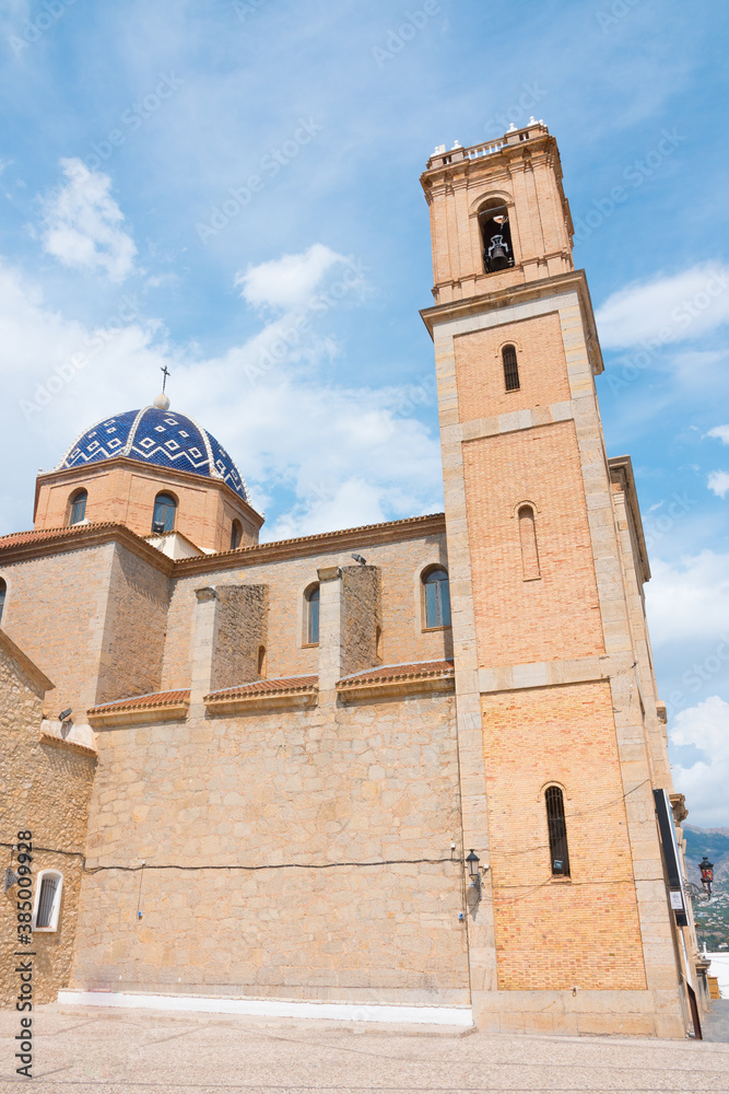 Beautiful low angle shot of the Church of Our Lady of Consolation of ...