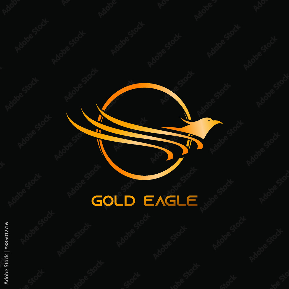 Silver Eagle Logo Vector, EPS 10 Stock Vector | Adobe Stock