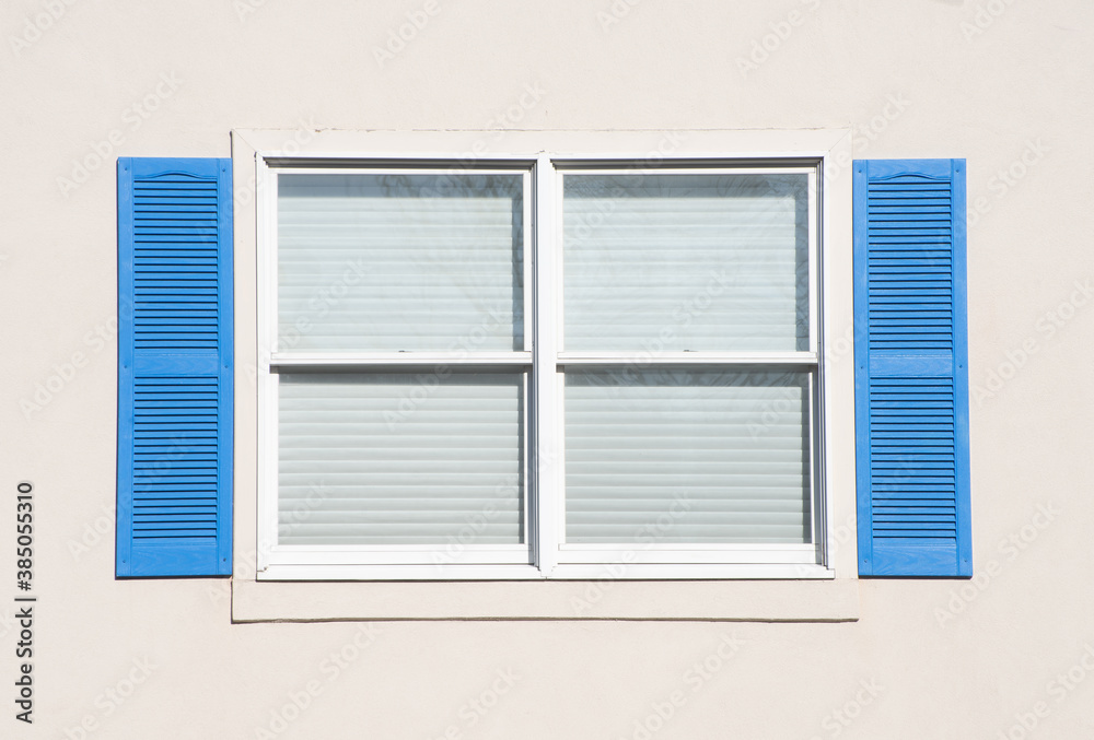Minimalistic Photo of a Window and Shutters Stock Photo | Adobe Stock