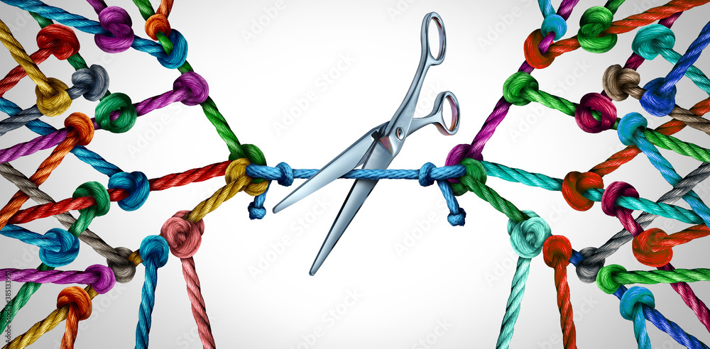 Cutting connections as a disconnect concept and dividing teams or ...
