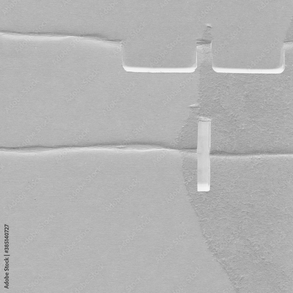 White vintage rough sheet of carton. Recycled environmentally friendly ...