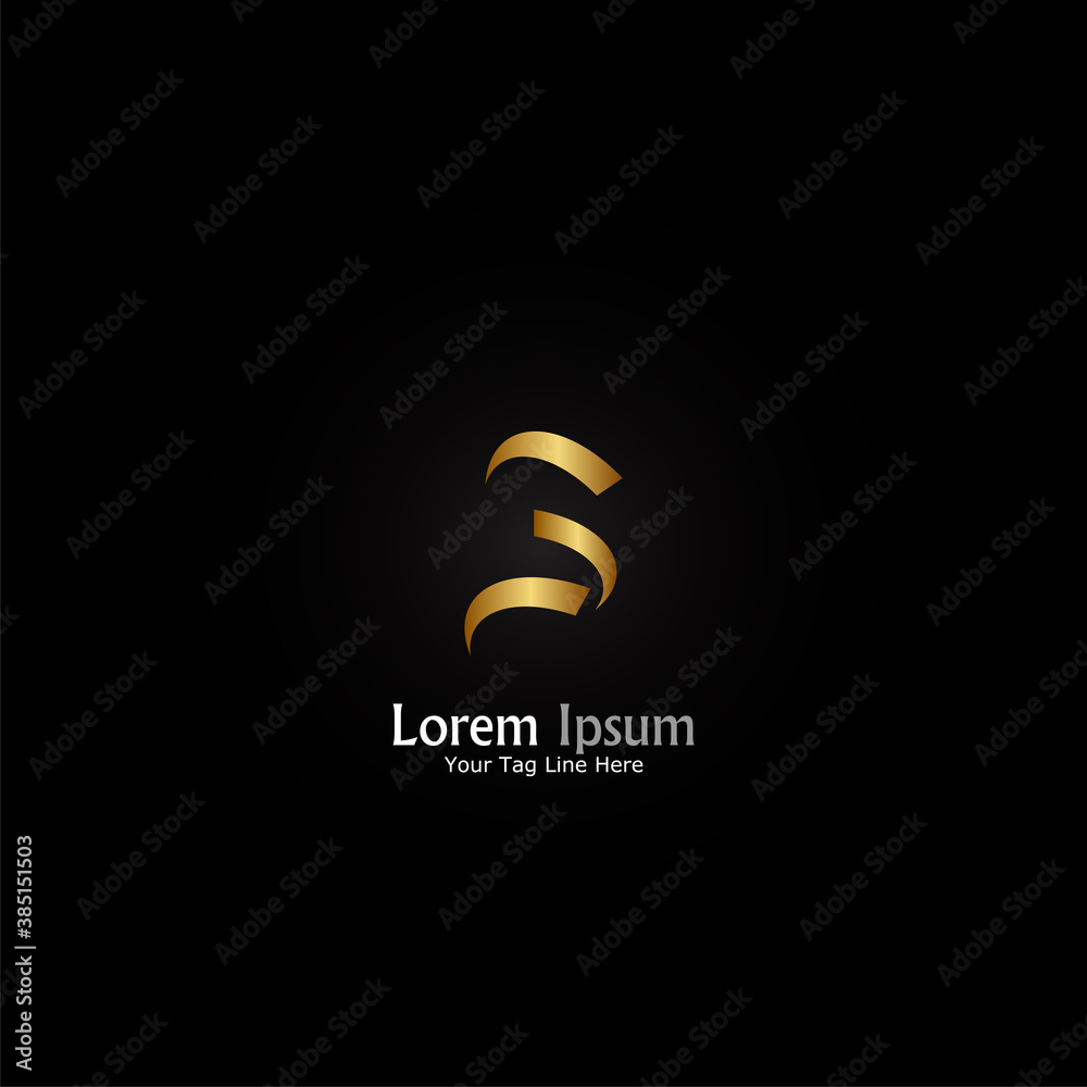 "letter S". Minimalist, simple, digital and modern logo design. Stock ...