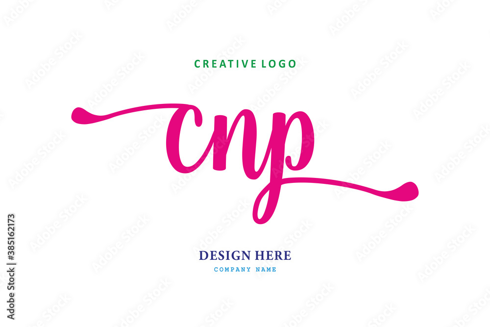 simple CNP letter arrangement logo is easy to understand, simple and ...