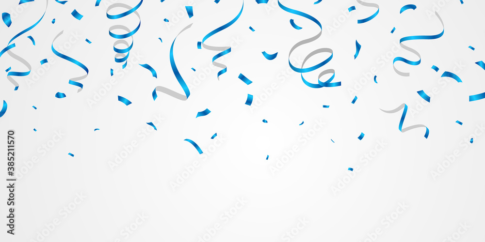 Blue Confetti Clip Art