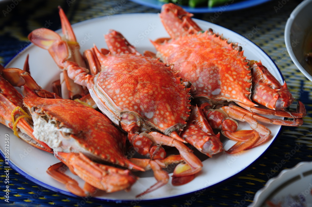Blue Crab, Meat, Crab, Crab - Seafood, Steamed, Steamed crab in the ...