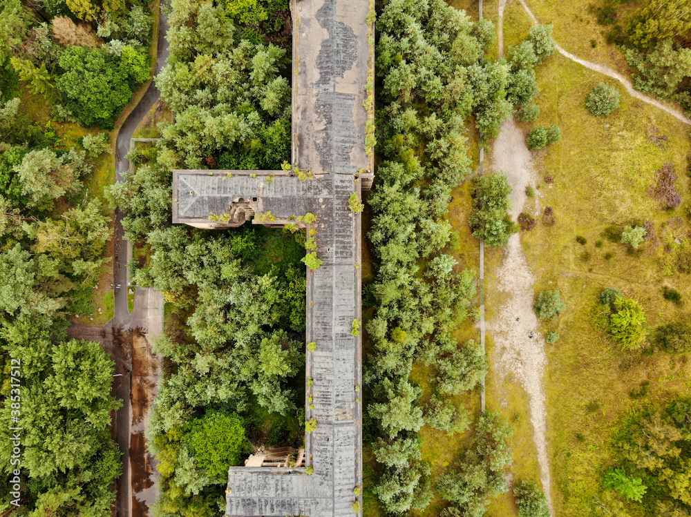 Prora is a building complex on the island of Rügen, Germany, that was ...