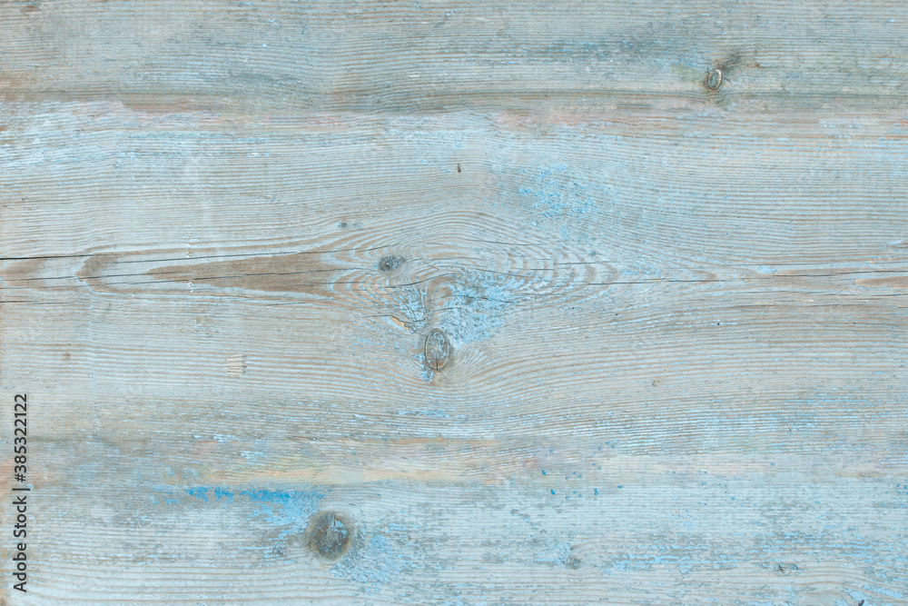 Watercolor blue wood background. Light blue wood texture of pine board ...
