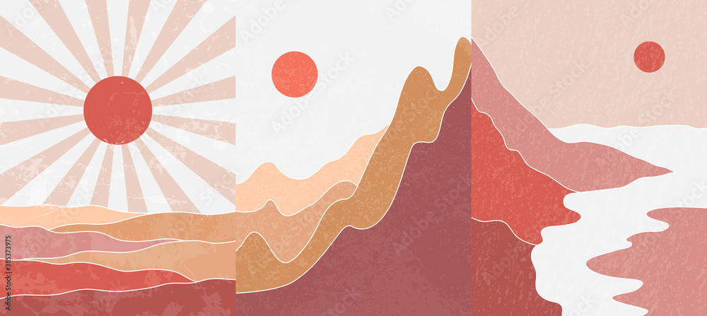 Vector illustration. Abstract contemporary aesthetic backgrounds ...