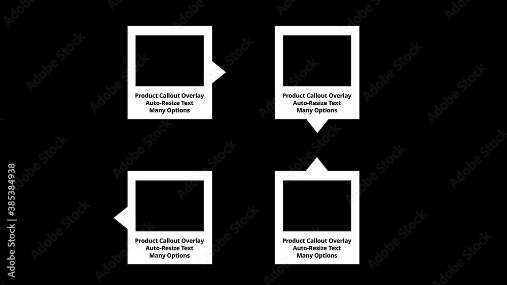 Product Callout Title Overlay Stock Template | Adobe Stock